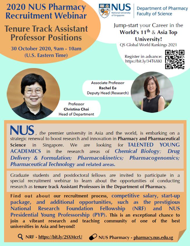 Career Opportunities :: NUS Pharmacy