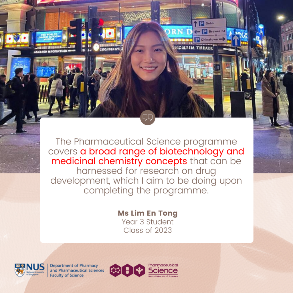 Bachelor of Science (Pharmaceutical Science) (Honours) - NUS Pharmacy ...
