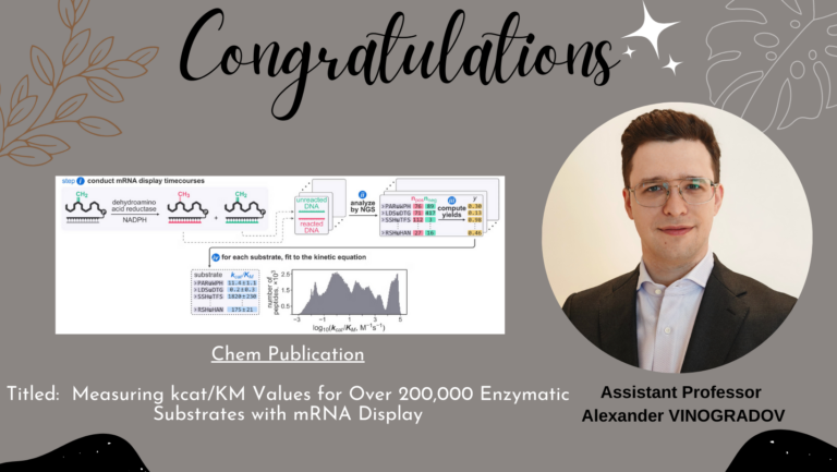 Chem Publication – Assistant Professor Alexander VINOGRADOV - NUS ...